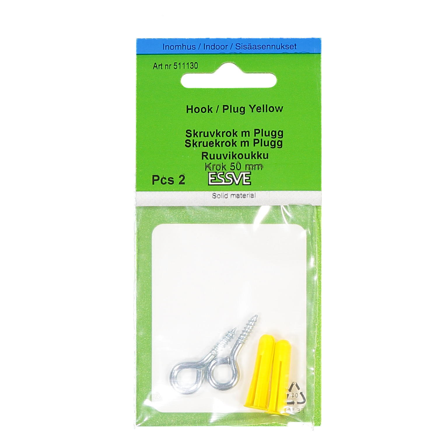 SKRUVKROK 50MM M PLUGG TP1 2ST (1) 2105200 | Beijer Byggmaterial