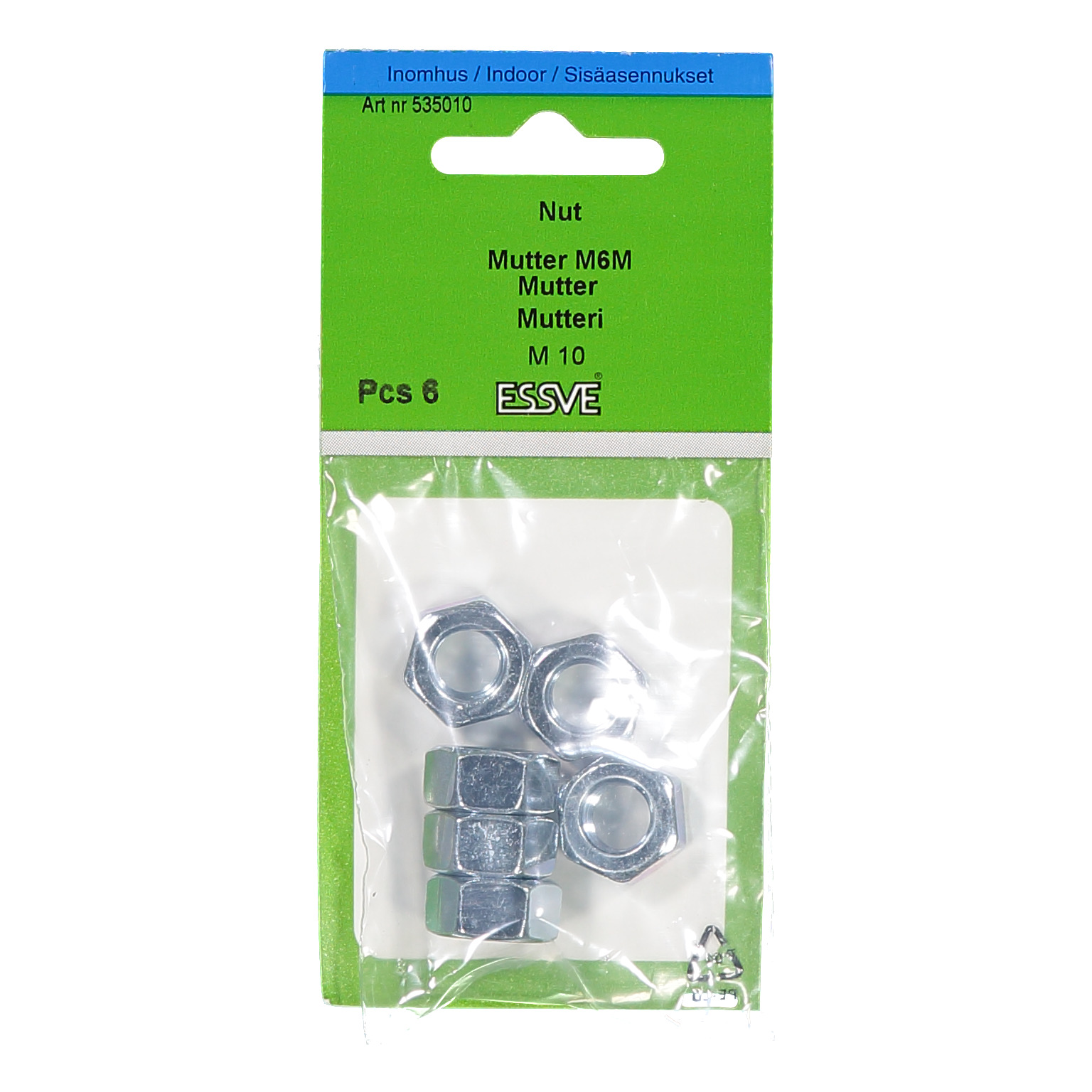 MUTTER M6M FZB M10 4ST 2105800 | Beijer Byggmaterial