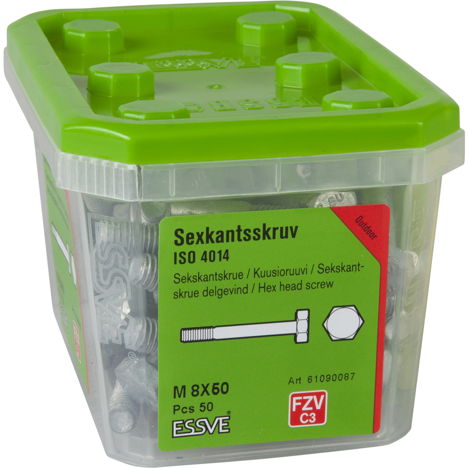 SKRUV M6S I4014 DG FZV M8X50 50ST | Beijer Byggmaterial