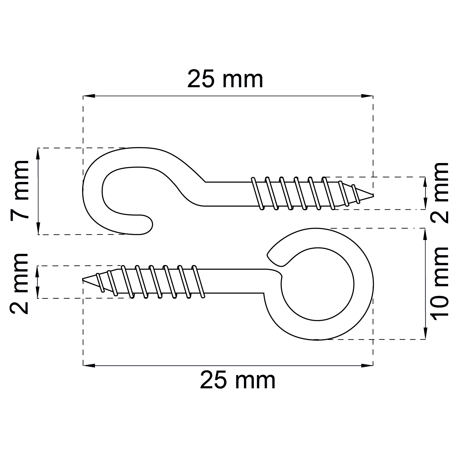 KROK+ÖGLA F GARDINSPIRAL | Beijer Byggmaterial