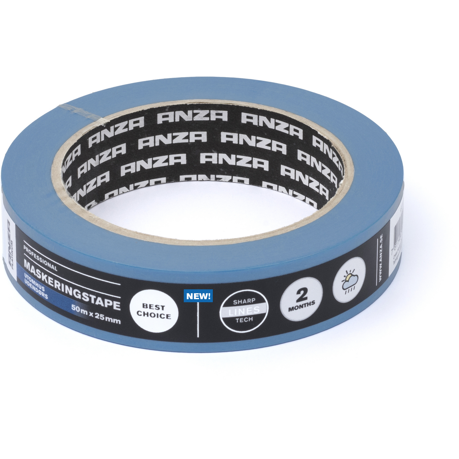 MASKERINGSTEJP BLÅ 50MX25MM PLATINUM UTE | Beijer Byggmaterial