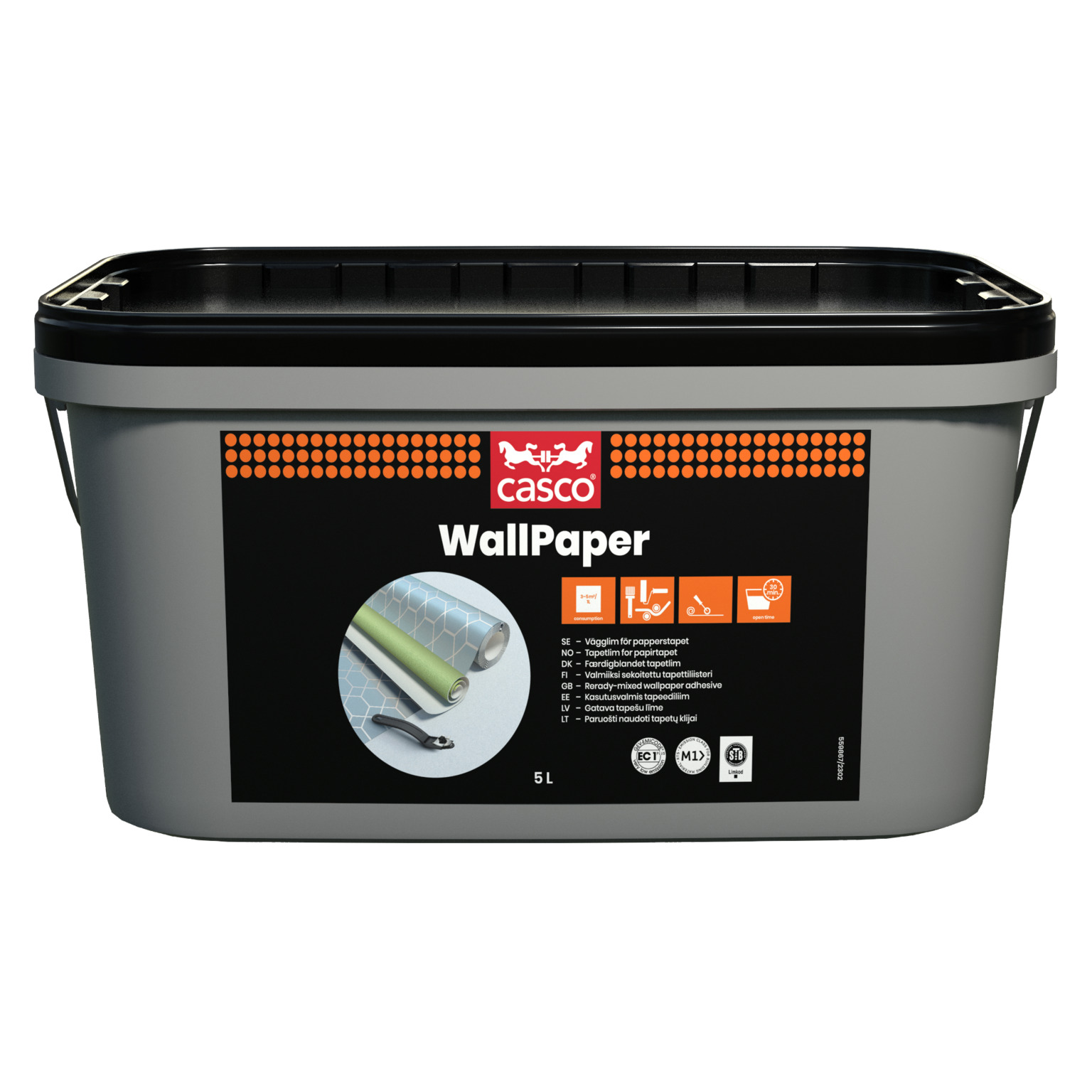 TAPETLIM WALLPAPER CASCO 5L 493497 | Beijer Byggmaterial