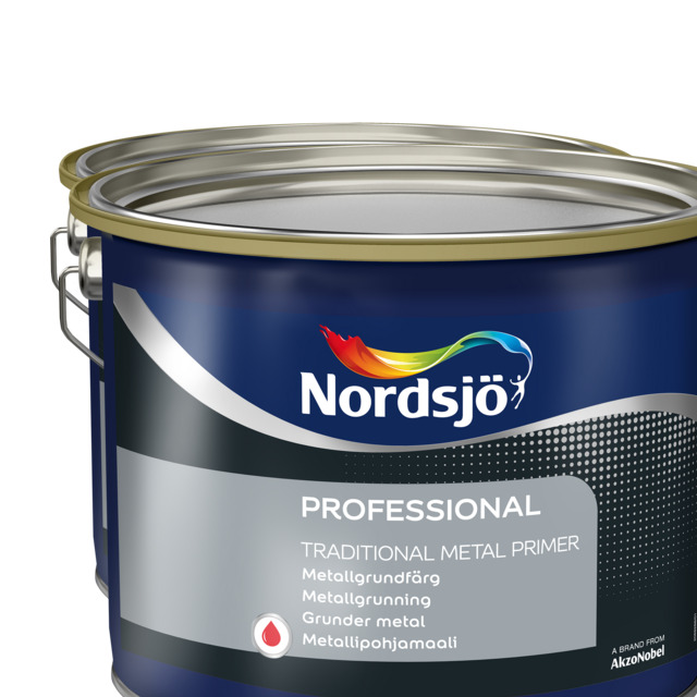 PRIMER METALL GRÅ/VIT 2,5L NORDSJÖ PRO | Beijer Byggmaterial