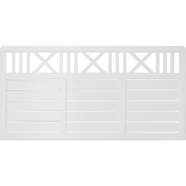 SKÄRM SALVIA 3 VITMÅLAD 180X90CM | Beijer Byggmaterial