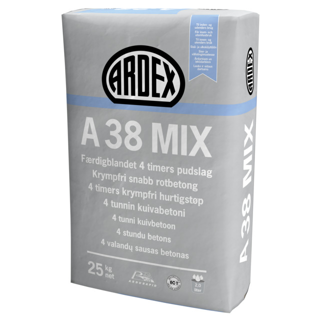 ROTBETONG ARDEX A38-MIX 25KG | Beijer Byggmaterial