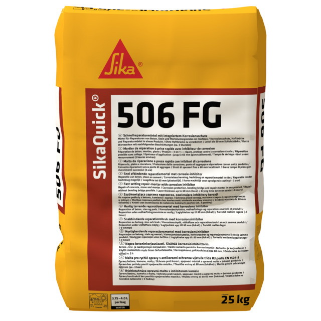 SIKA-QUICK 506FG 25KG REPARATIONSBRUK (40) | Beijer Byggmaterial