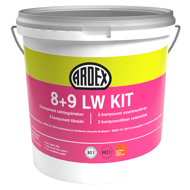 TÄTSKIKT 2-KOMP ARDEX 8+9 LW KIT LÅNGSAM 10KG | Beijer Byggmaterial